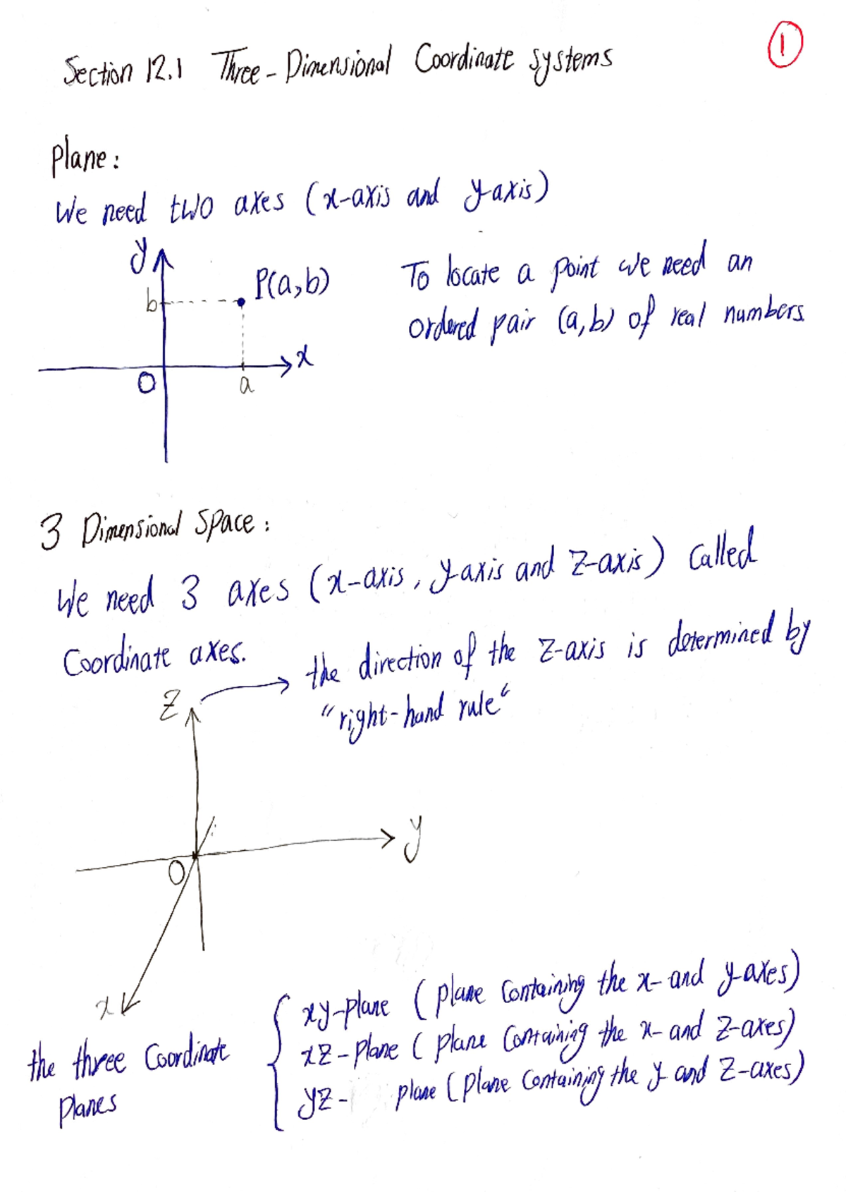 12.1 Section - Daily lecture notes - MATH 243 - Studocu