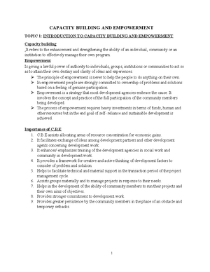 Social Work NOTEs - STANDARD LECTURE NOTES SOCIAL WORK THEORY AND ...