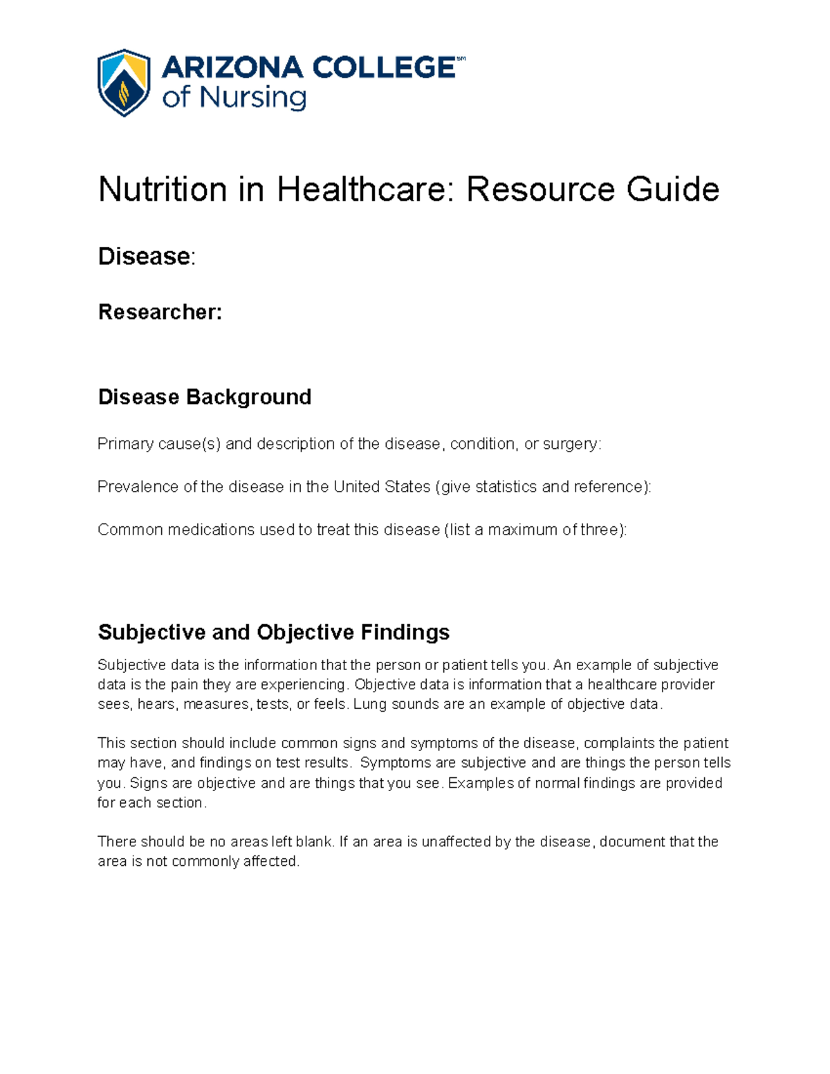 NTR 241 Nutrition in Healthcare: Comprehensive Resource Guide - Studocu