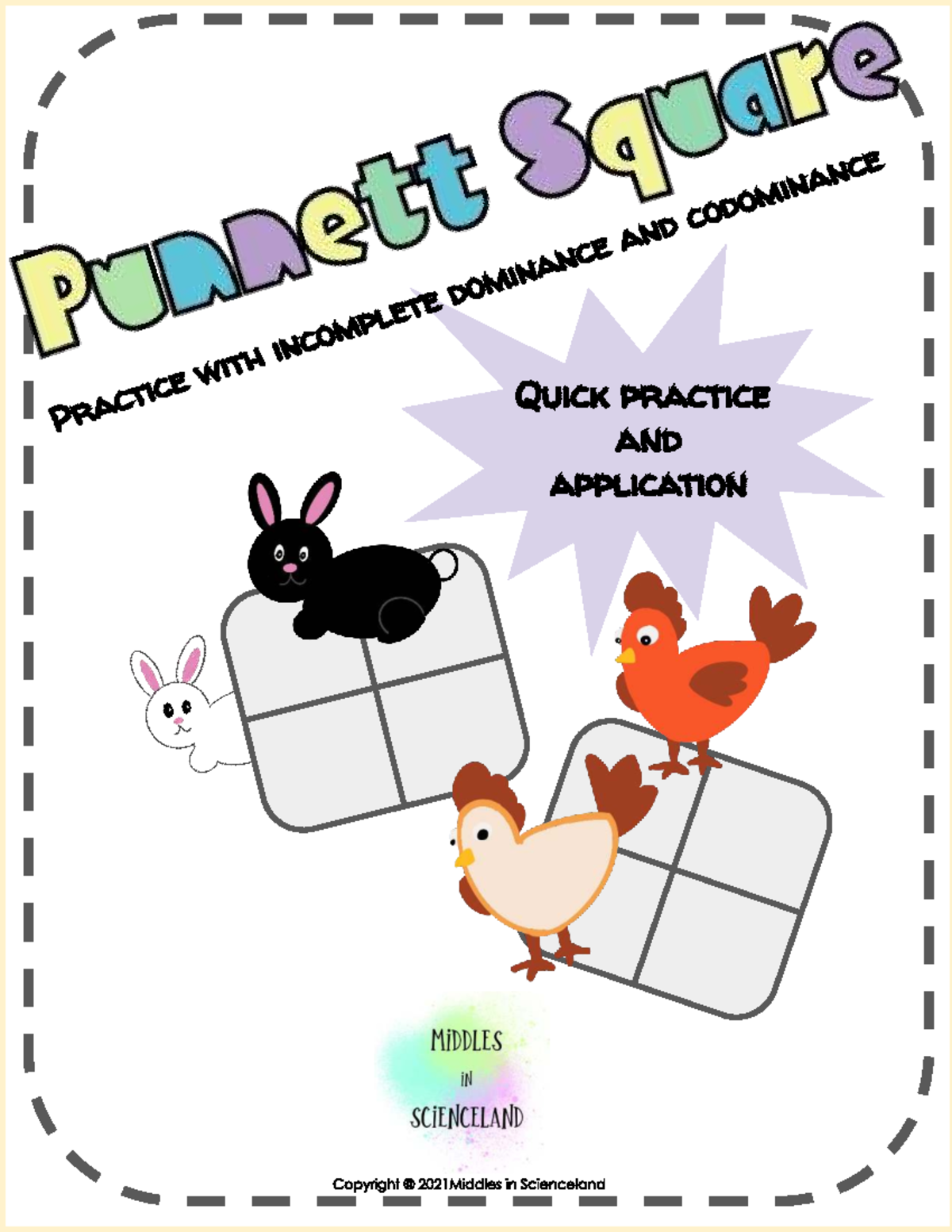 Punnett Square Practice Incompleteand Codominance-1 - Practice with ...