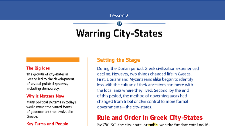 Lesson 2: The Rise and Fall of the Roman Republic - Key Events and ...