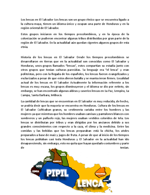 Los Pipiles - PUEBLOS INDIGENAS - Los Pipiles Los Nahuas ...