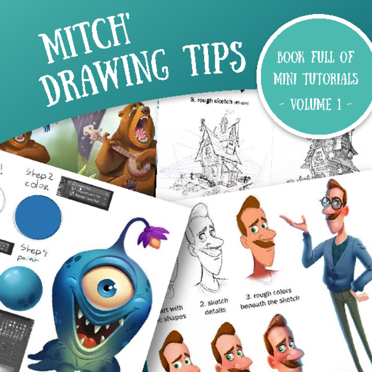 Mitch Leeuwe - Drawing Tips Volume 1: Mini Tutorials on Techniques ...