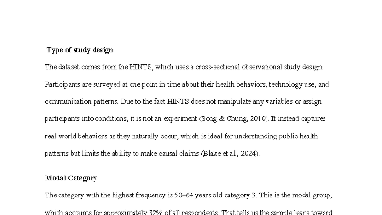 Module 2 Activity: Observational Study Design Insights - Studocu