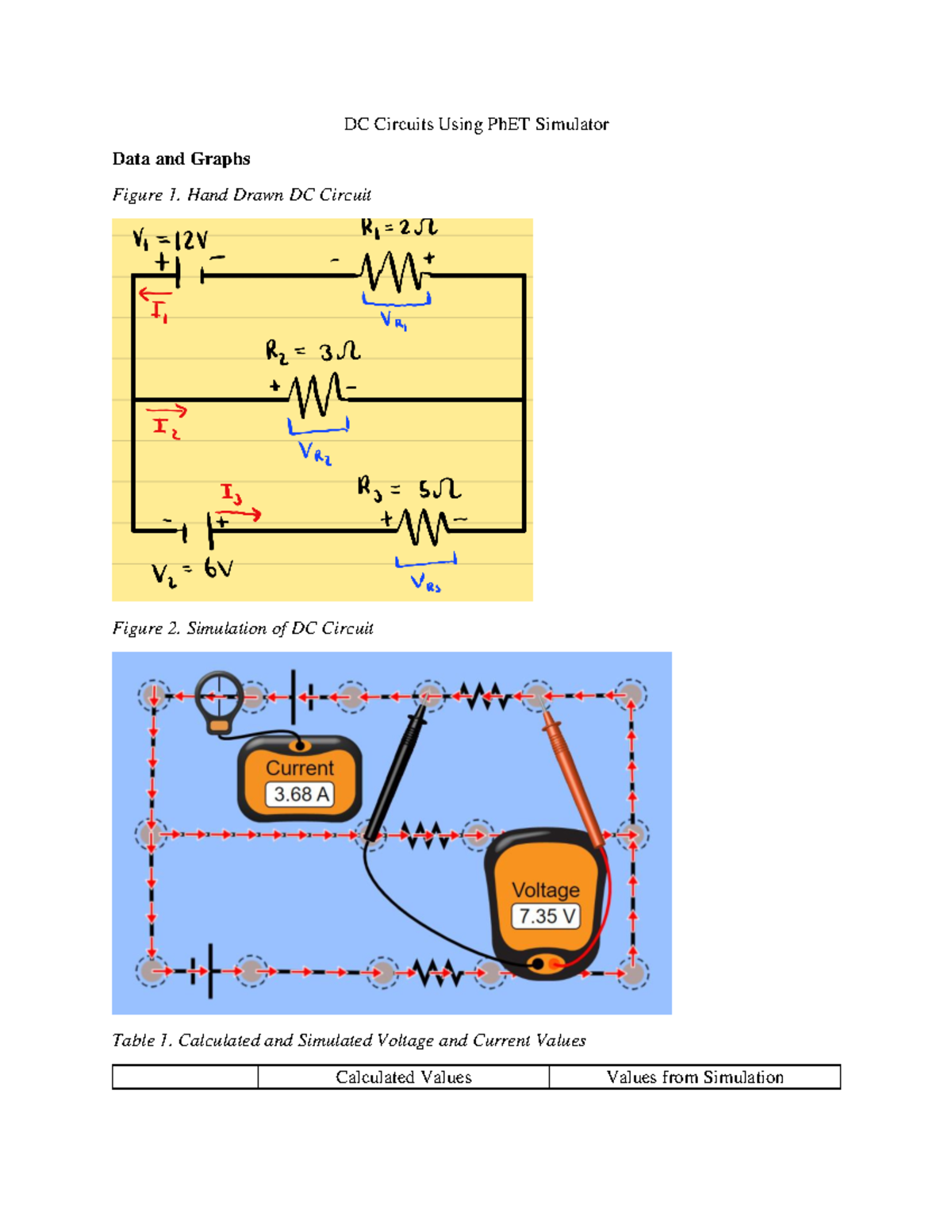 DC Circuits Ph ET - Lab Report on PhET Simulation Results - Studocu