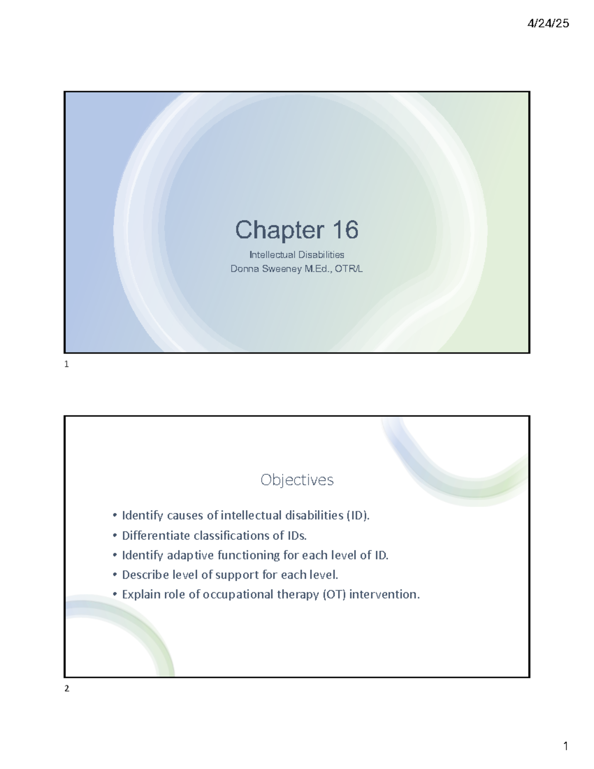 Intellectual Disabilities and Down Syndrome: Overview and OT Insights ...
