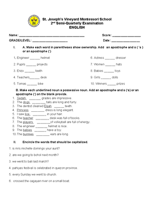 English 6 - Quarter 3 - Module 3 - ENGLISH Quarter 3 – Module 3 ...