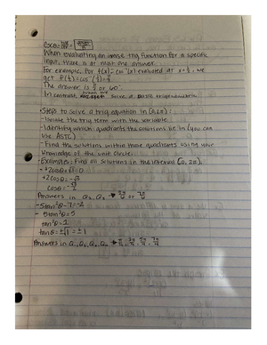 [Solved] 40x2000 - Pre-Calculus (MATH 005) - Studocu