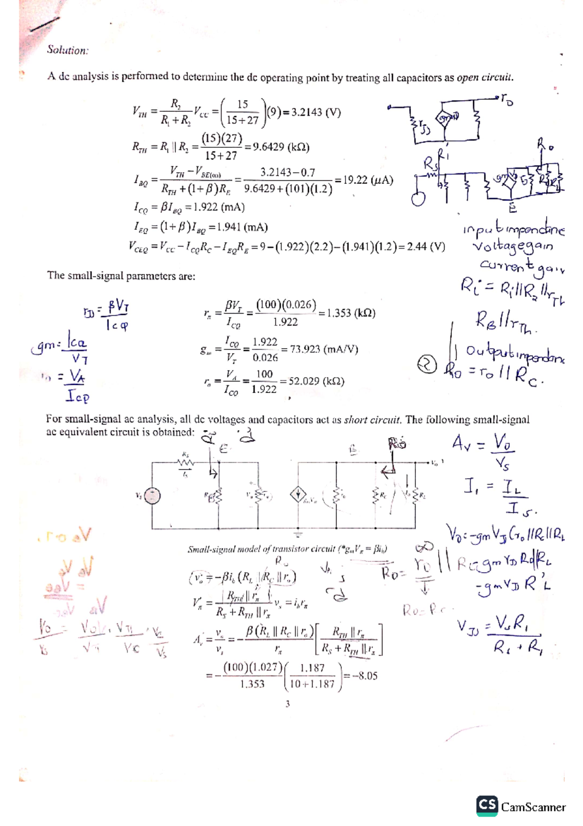 Analogue Electronics Q&A Guide for Exam Preparation - Studocu