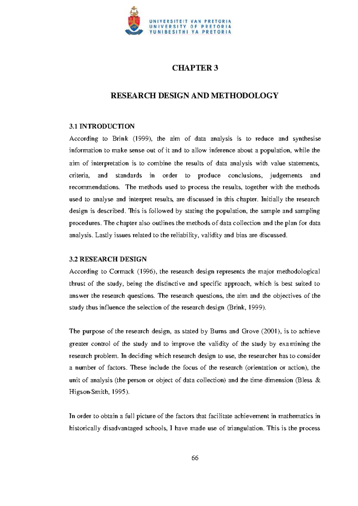 CHAPTER 3: RESEARCH DESIGN & METHODOLOGY - A Comprehensive Overview ...