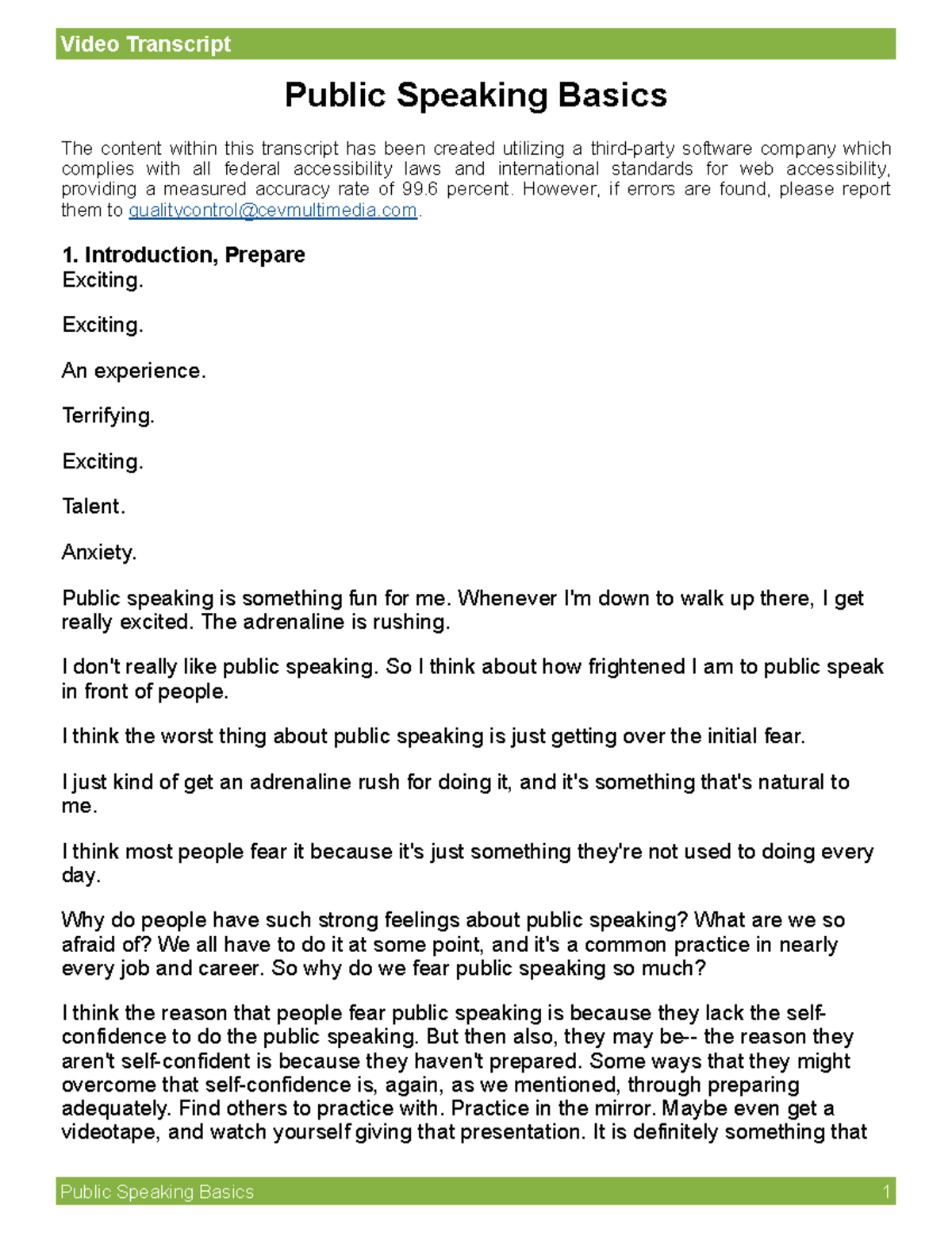 Public Speaking Basics: Tips & Techniques for Effective Presentations ...