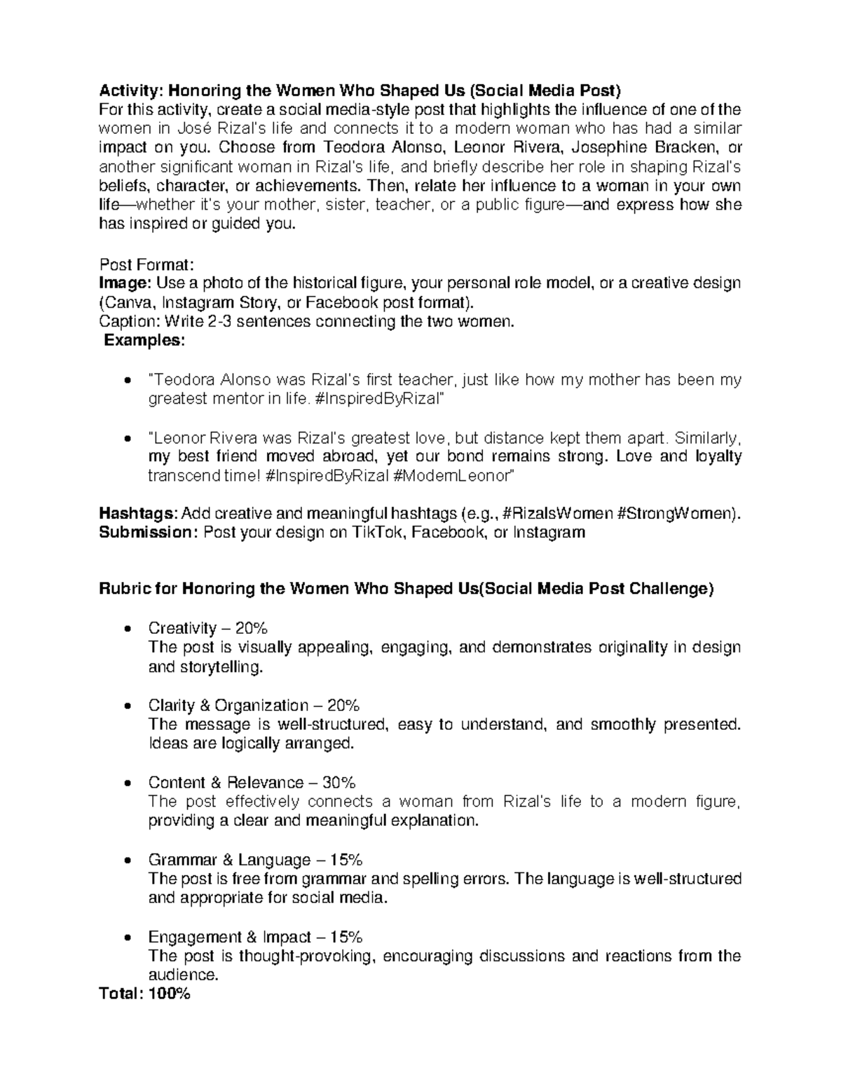 Honoring the Women Who Shaped Us - Choose from Teodora Alonso, Leonor ...