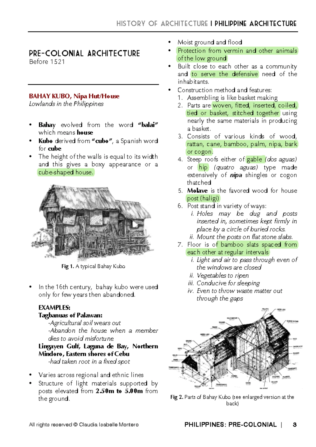 02 HOA Philippine Arch Precolonial - PRE-COLONIAL ARCHITECTURE Before ...