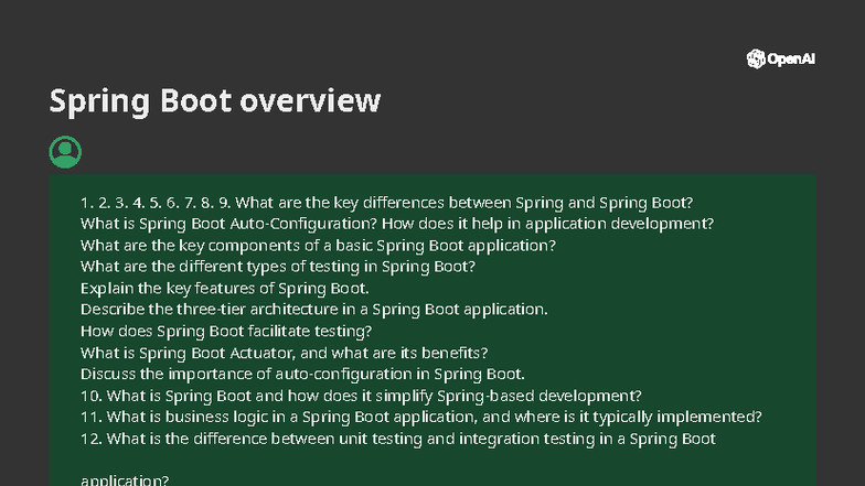 Spring Boot Overview: Key Concepts, Features, and Testing Strategies ...