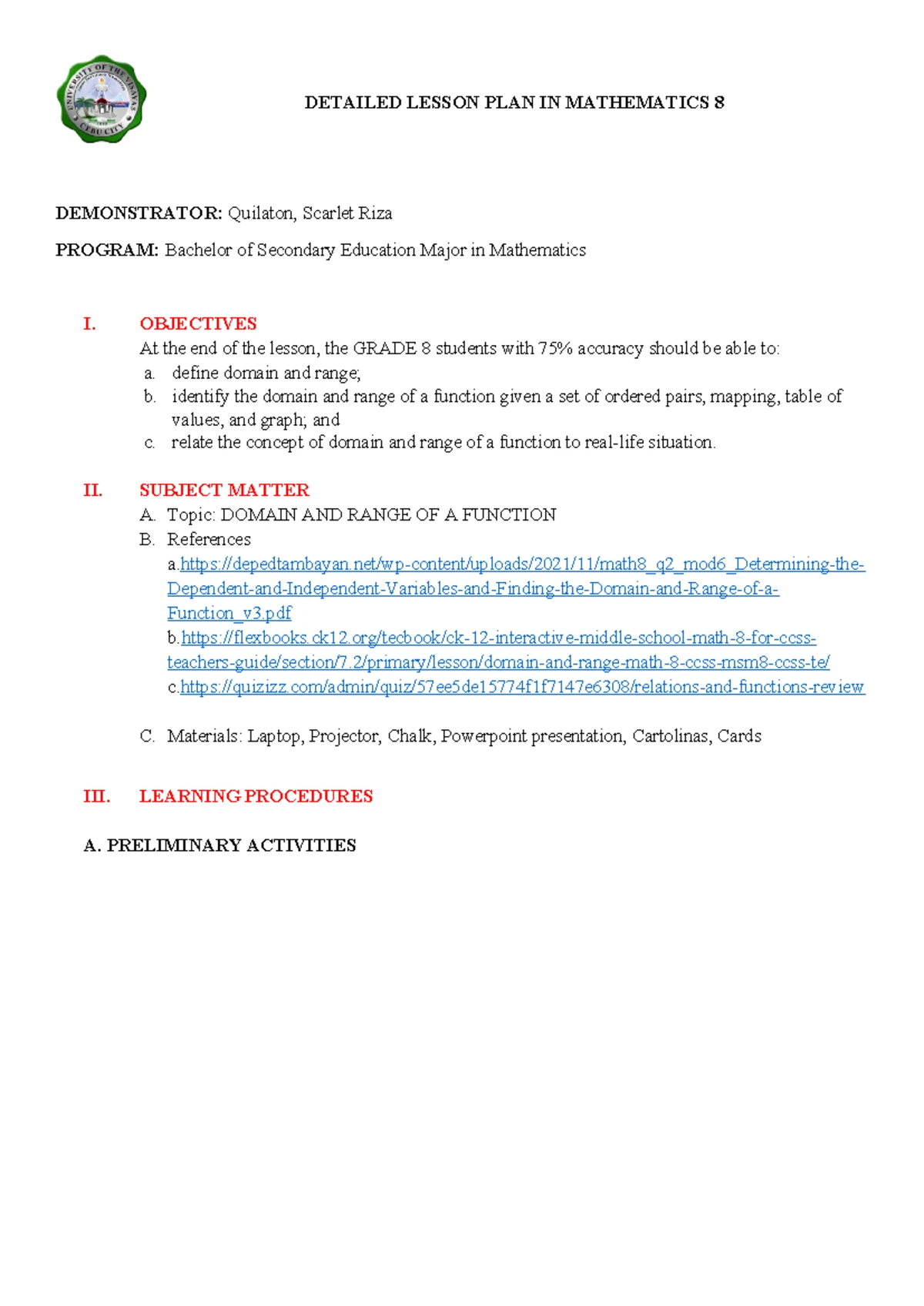 Science 5 Lesson Plan Understanding Motion And Measurement Studocu