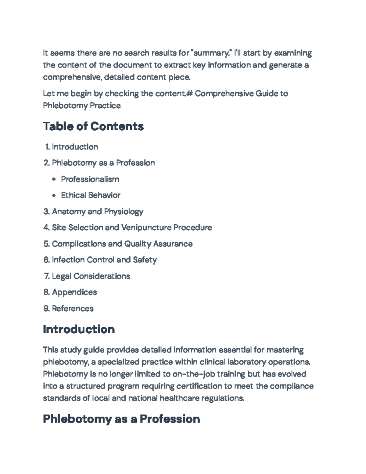 Comprehensive Phlebotomy Practice Guide: Roles, Procedures & Safety ...