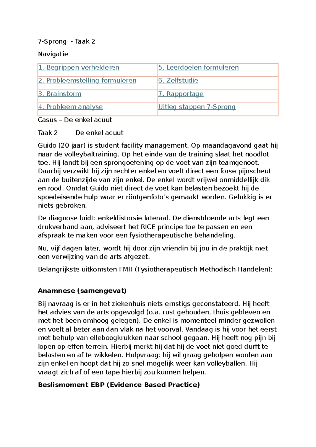 Endorotatie en Extensie Heup: Artrogeen & Myogeen Oefeningen - Studeersnel