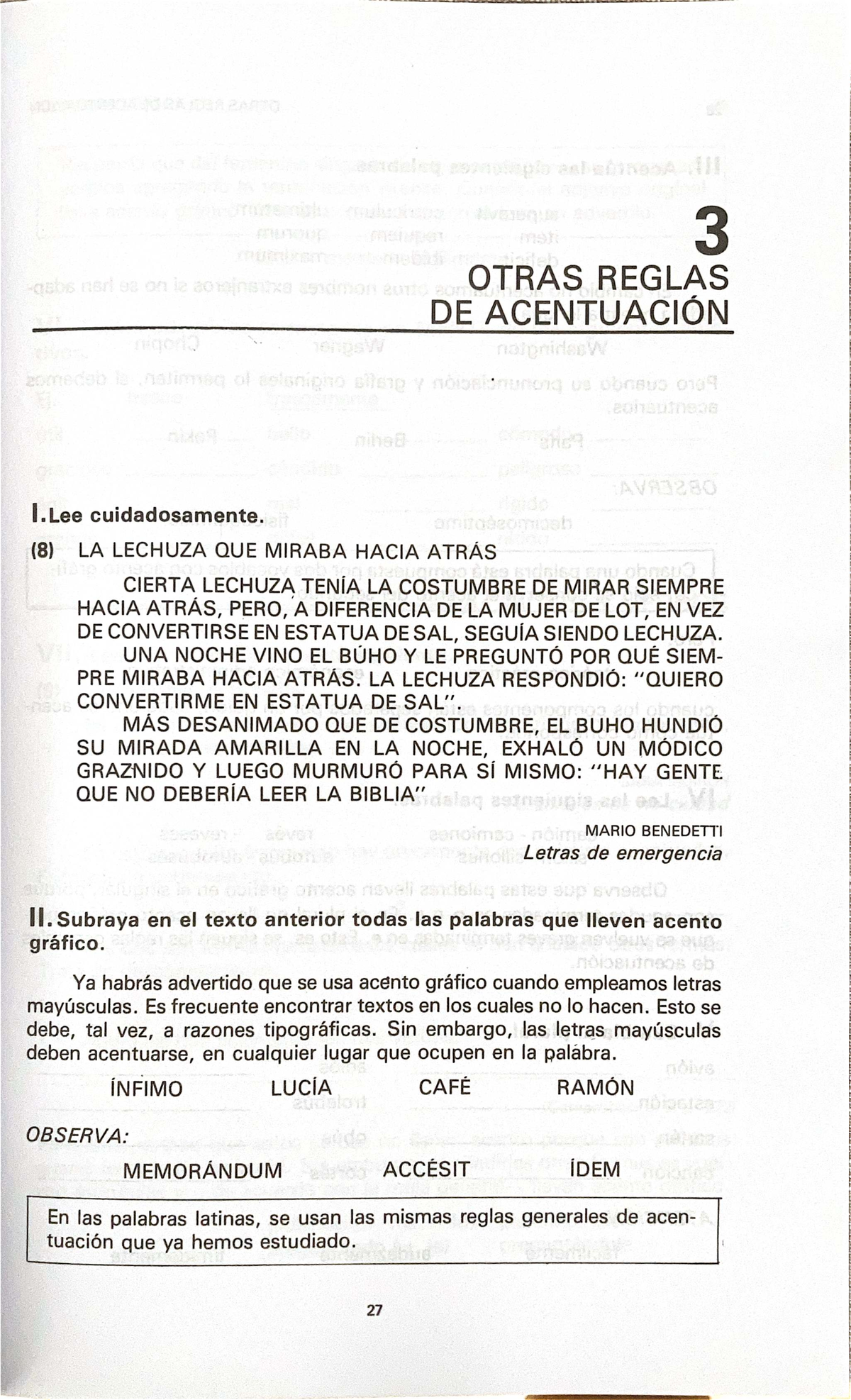 Otras Reglas de Acentuación y Sintaxis (Curso: 3 OTRAS REGLAS DE ...