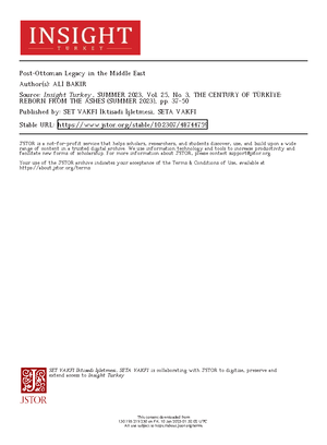 The Century of Türkiye: Erdoğan's Vision for a New Foreign Policy - 72 Insight Turkey ARTICLE ...