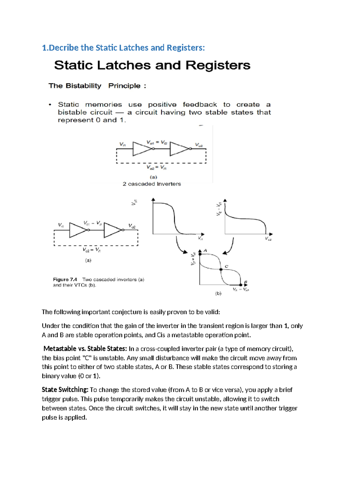 Analog & Digital CMOS VLSI Design: Static Latches & Registers Explained ...