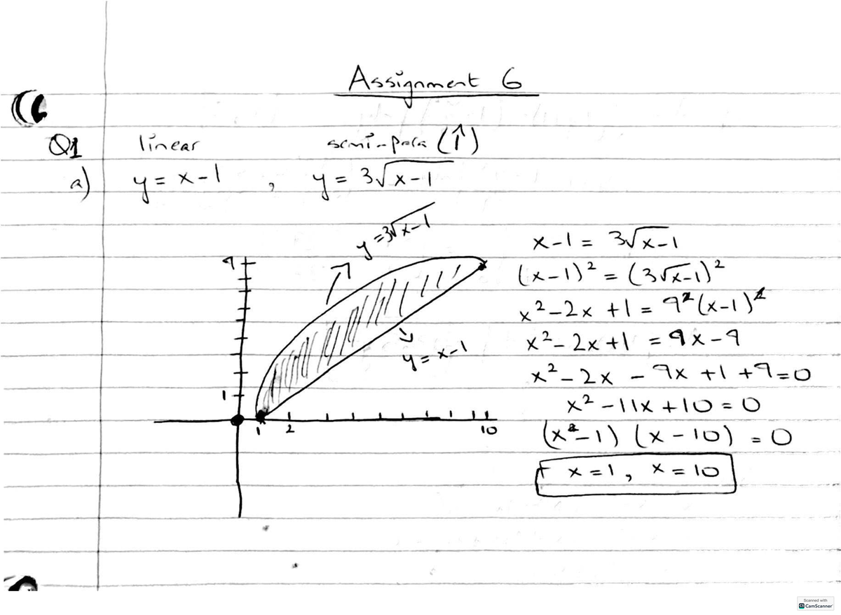 Assignment 6 Solutions: Linear Semi-Para Problems & Calculations - Studocu
