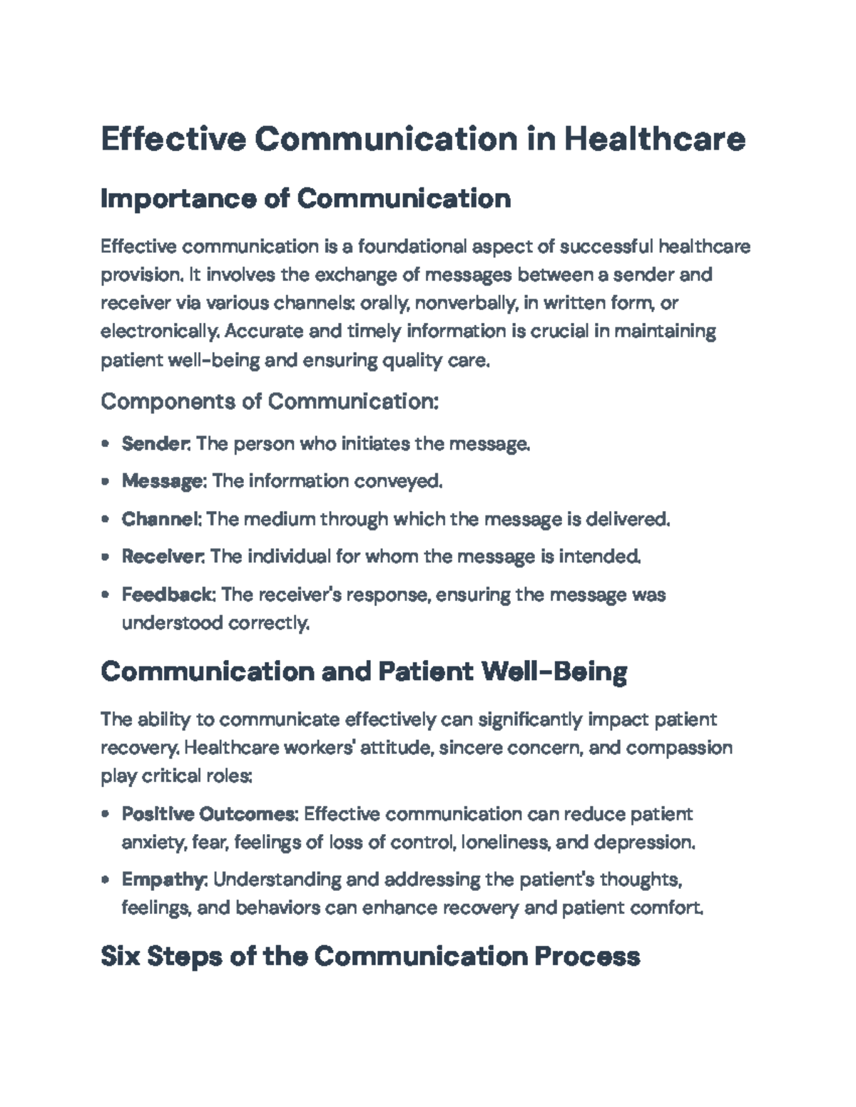 Effective Communication in Healthcare: Key Strategies and ...