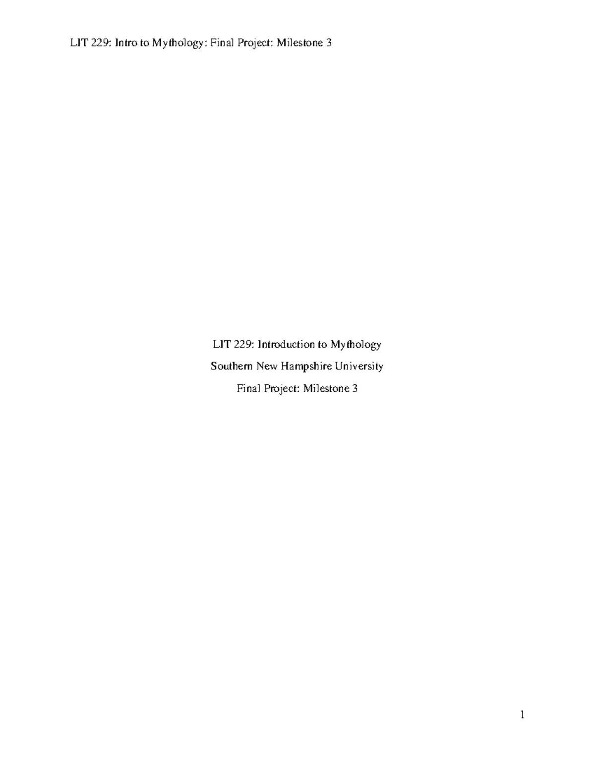 LIT 229 Project Two Milestone - Ashley Hernandez November 13, 2022 ...