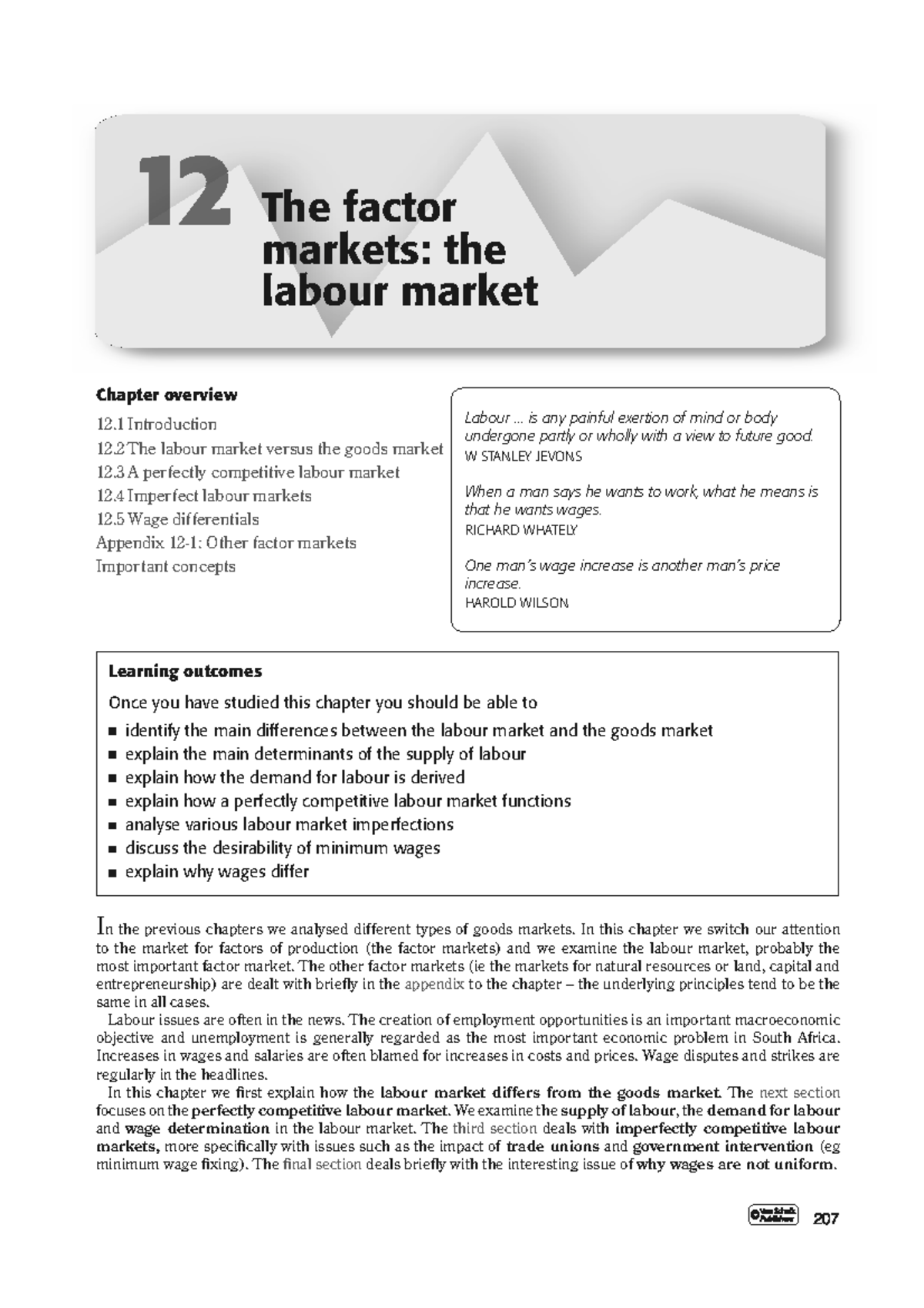 Labour Market Analysis: Key Concepts and Dynamics (ECO 12) - Studocu