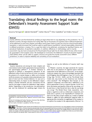 The Insanity Defense: History, Legal Standards, and Contemporary Issues ...