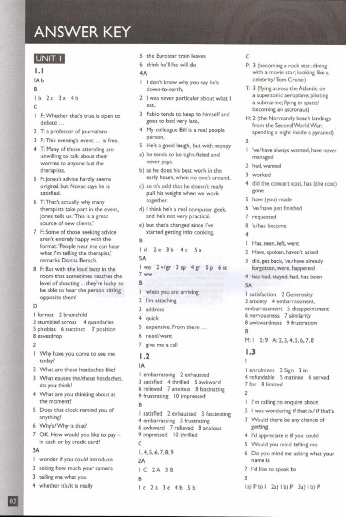 Speakout Upper-Intermediate Workbook Answers - Key Edition - Studocu