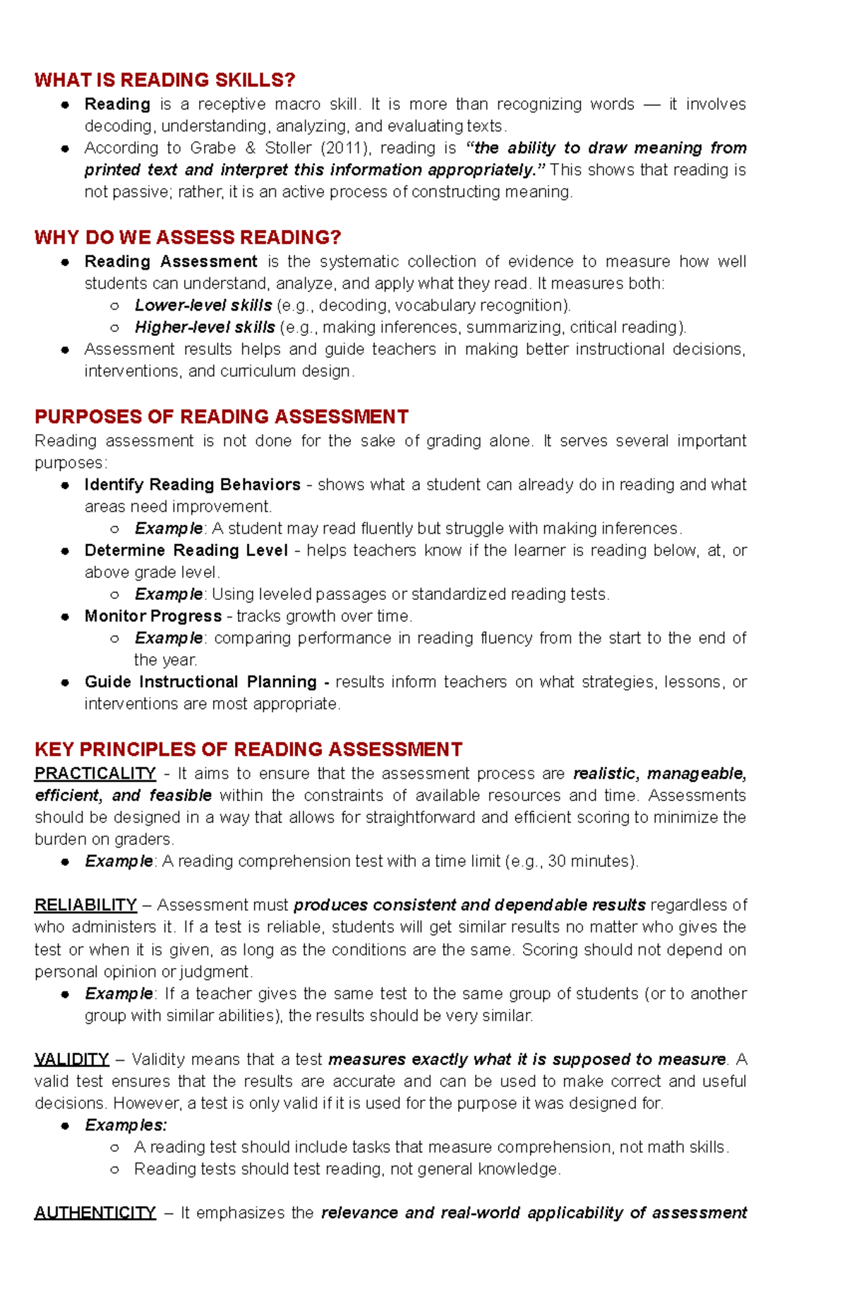 Reading Skills Assessment: Understanding, Purpose, and Best Practices ...