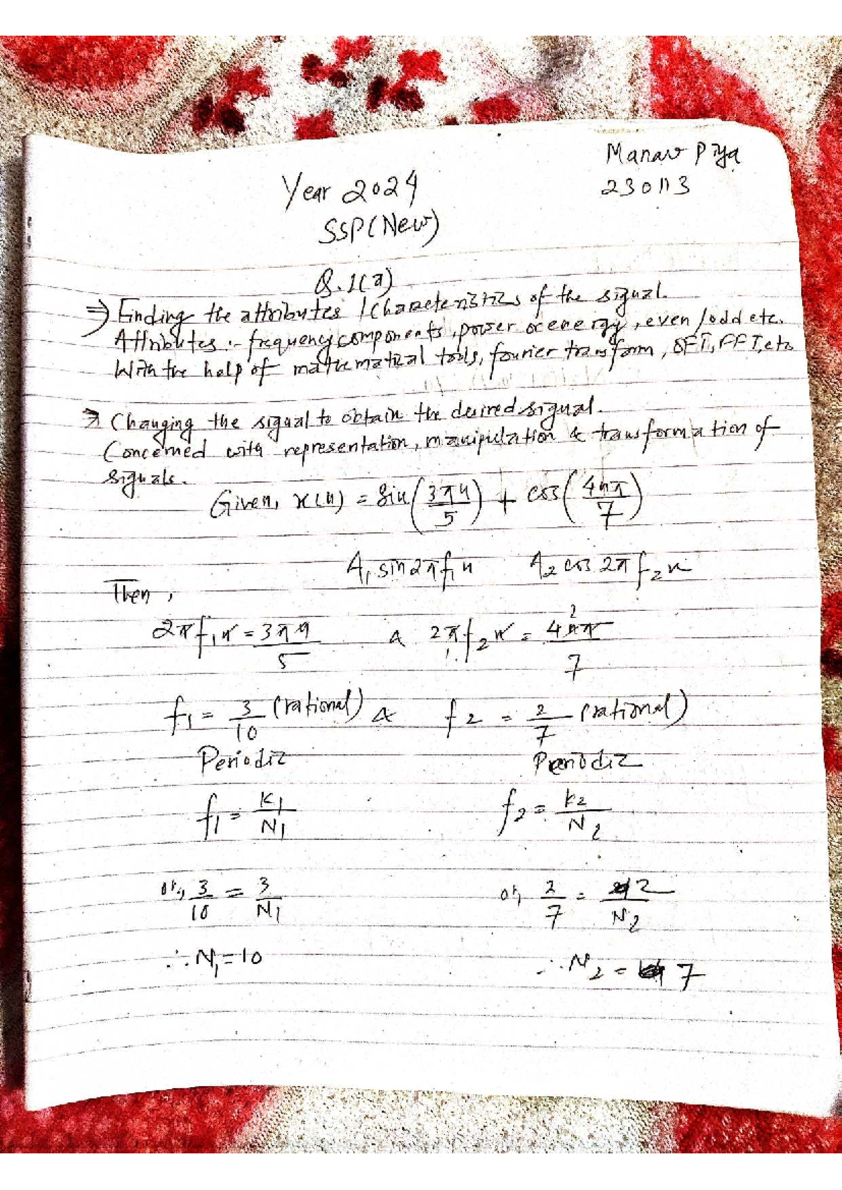 Signal Processing Techniques: Attributes & Transformations (230113 SSP ...
