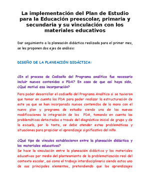 Planeacion 2 Aventuras de papel - ALINEACIÓN CON LA NUEVA ESCUELA ...