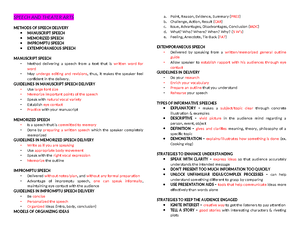 Questionnaire for public speaking - Author Verbatim Statement Adia ...