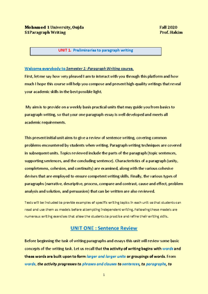 Examples of narrative paragraphs - Narrative paragraphs Narration: A ...