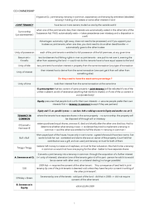 Fee simple - Lecture 6 The Fee Simple Friday, October 18, 2024 10:19 AM ...