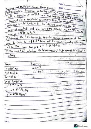 Convective Heat Transfer- Practice Problems - PAGE : Heat Transfer ...