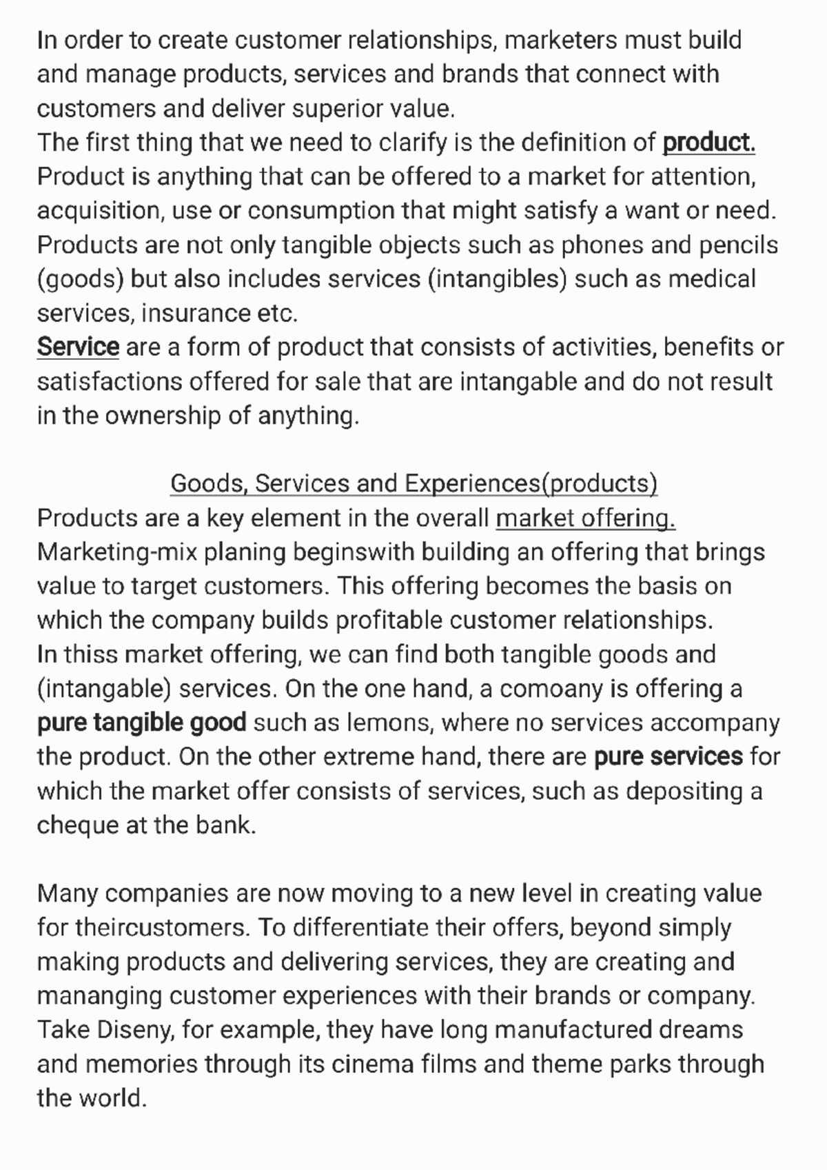 Product Strategies: Understanding Goods, Services, and Customer Value ...