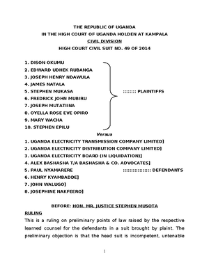Briefing-note Uganda 2021 - 2 0 Torture and ill-treatment 2 1 in Uganda ...