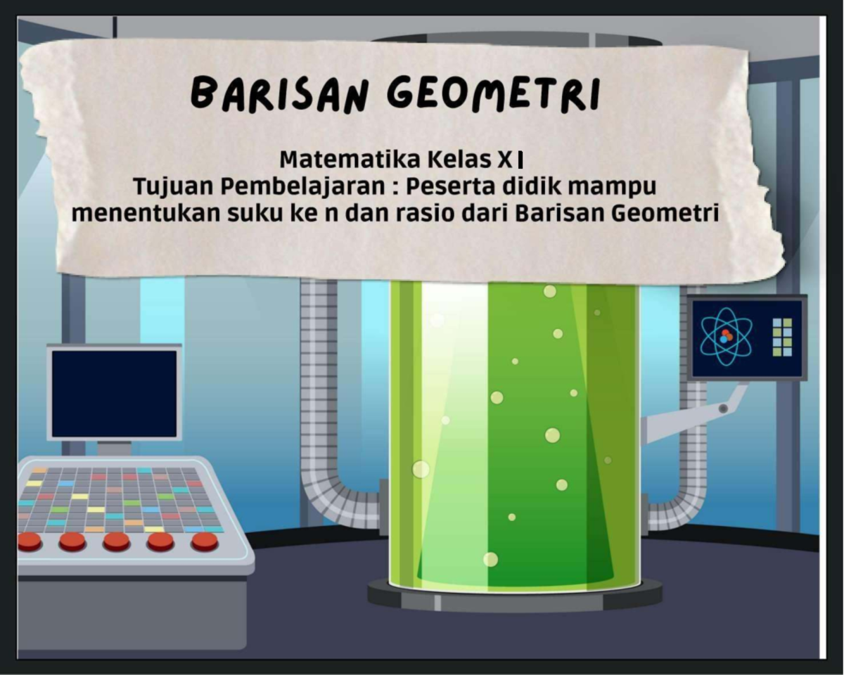 Materi Barisan Geometri - kursus bahasa inggris - I Barisan bil . Y9 ...