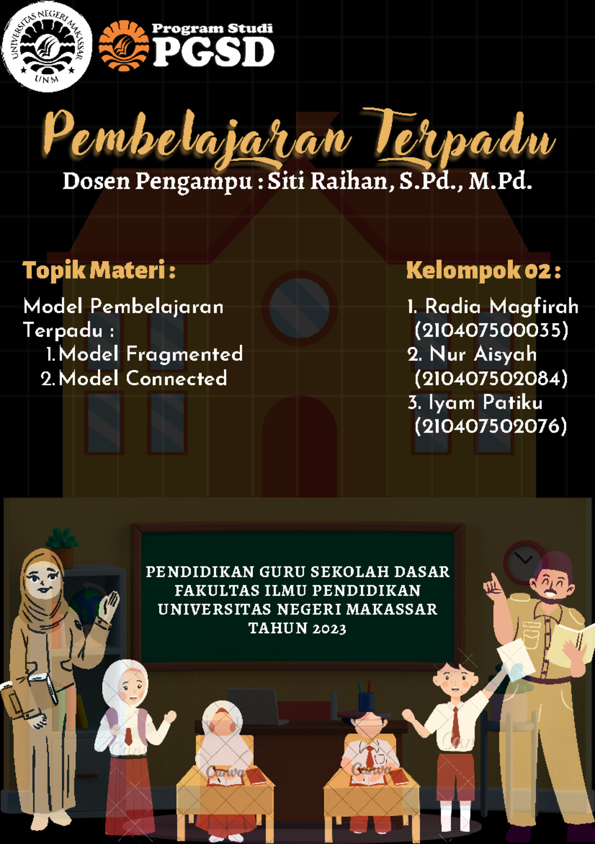 Model Pembelajaran Terpadu: Fragmented dan Connected (Kelompok 2) - Studocu