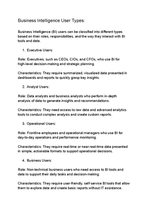 UNIT-2 BUSINESS INTELLIGENCE RGPV - UNIT- 2 The business intelligence ...