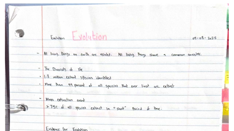 Evolution: Evidence and Mechanisms in Biology 101 - Studocu