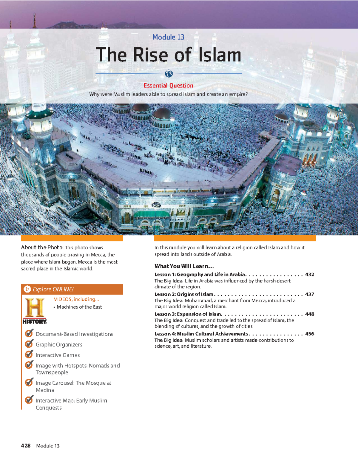 Module 13: The Rise of Islam - Key Teachings and Historical Context ...