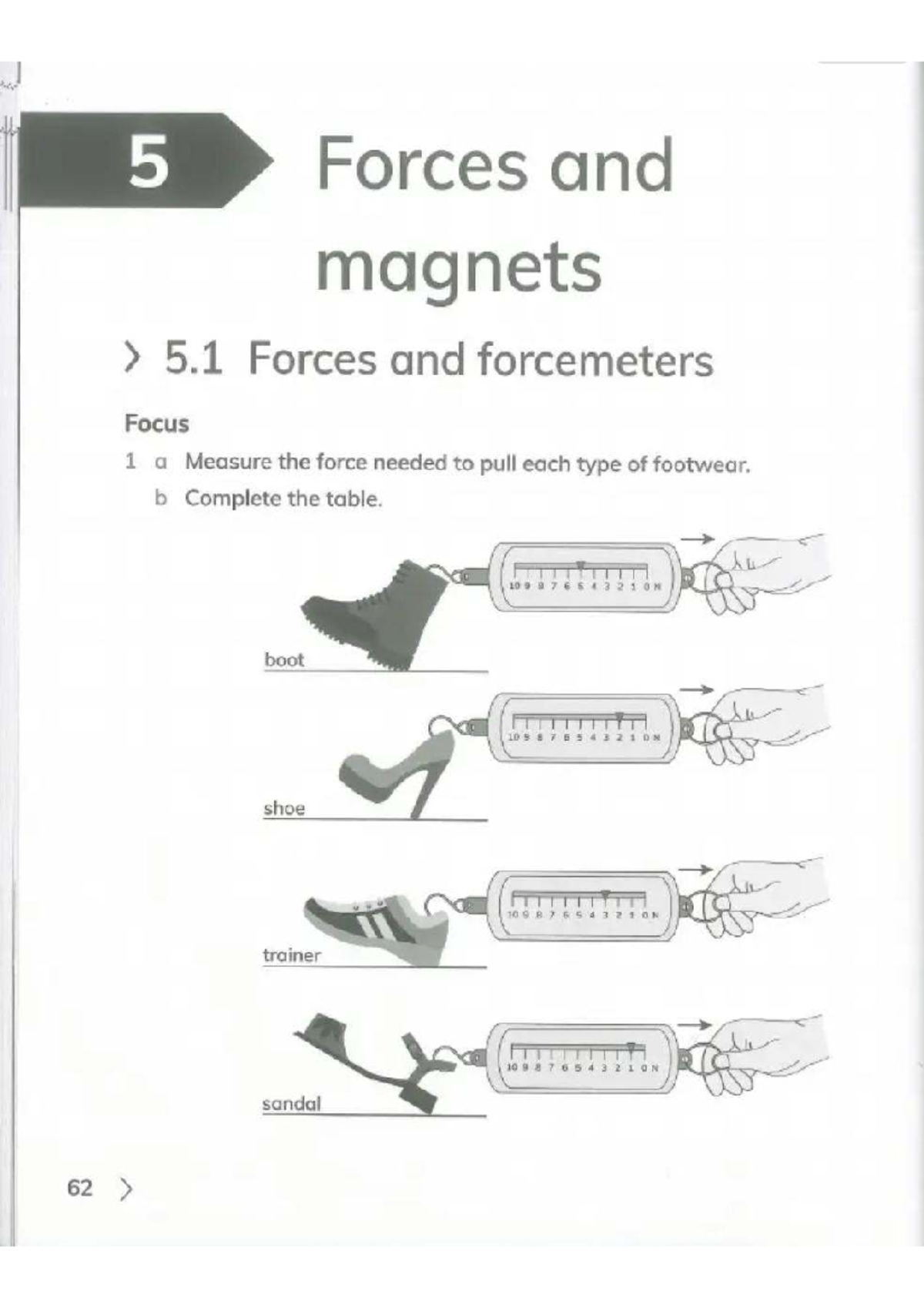 Science Cambridge Grade 3: Unit 5 - Forces and Magnets Study Guide ...