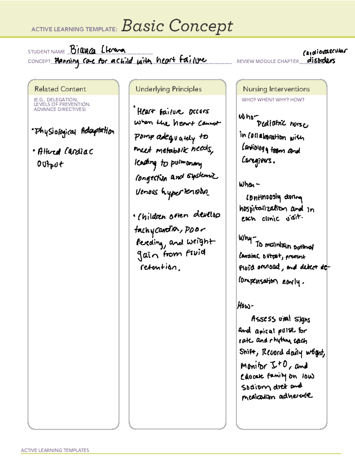 OB Template 4 - Notes - ACTIVE LEARNING TEMPLATES Basic Concept STUDENT ...