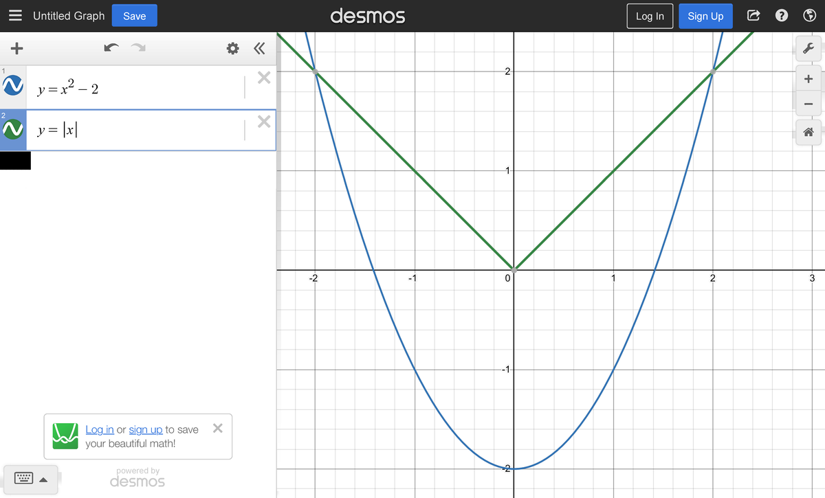 Desmos Graphing Calculator - Cálculo Integral - Untitled Graph Save Log In Sign Up - Studocu