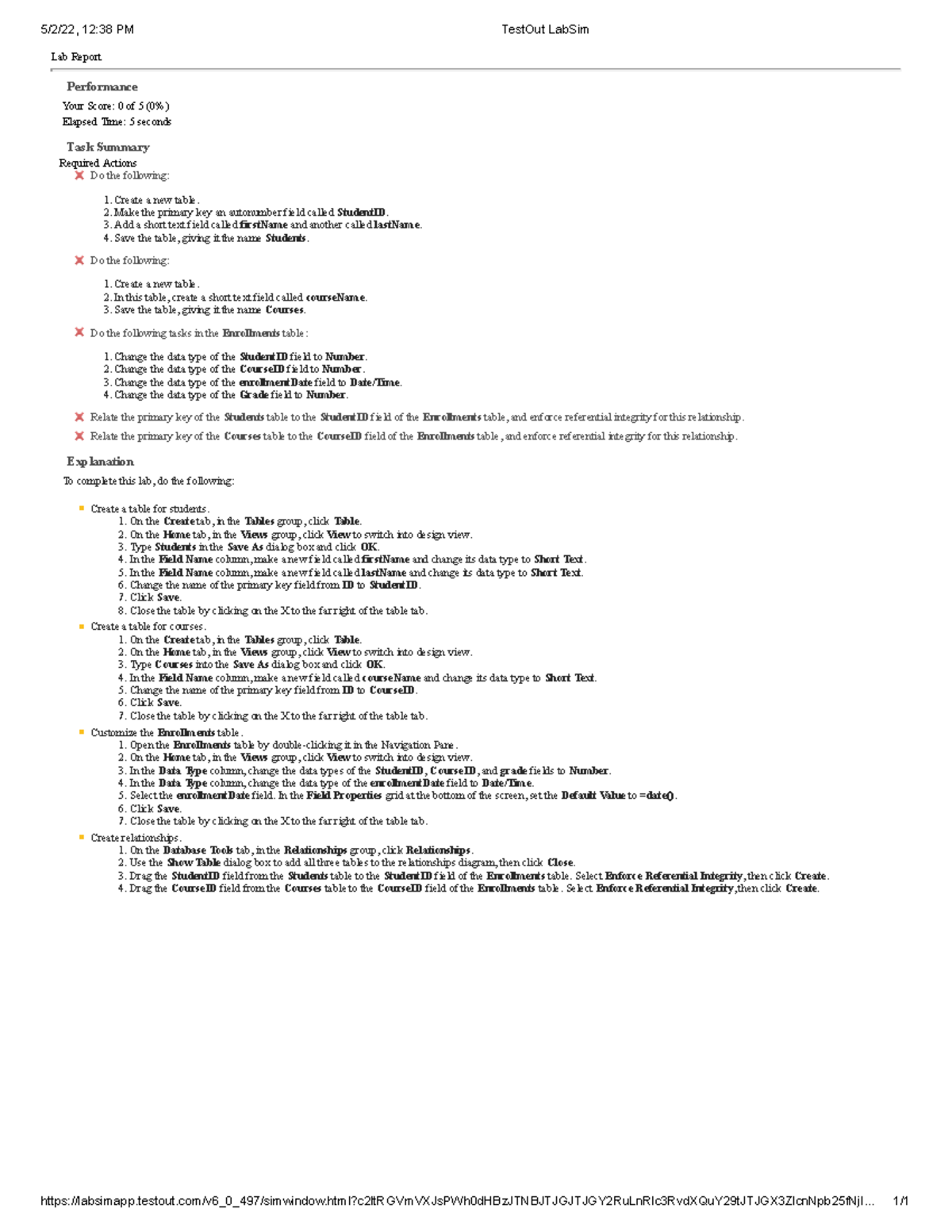 Week 4 Learning Activity Q2: Creating and Relating Database Tables ...