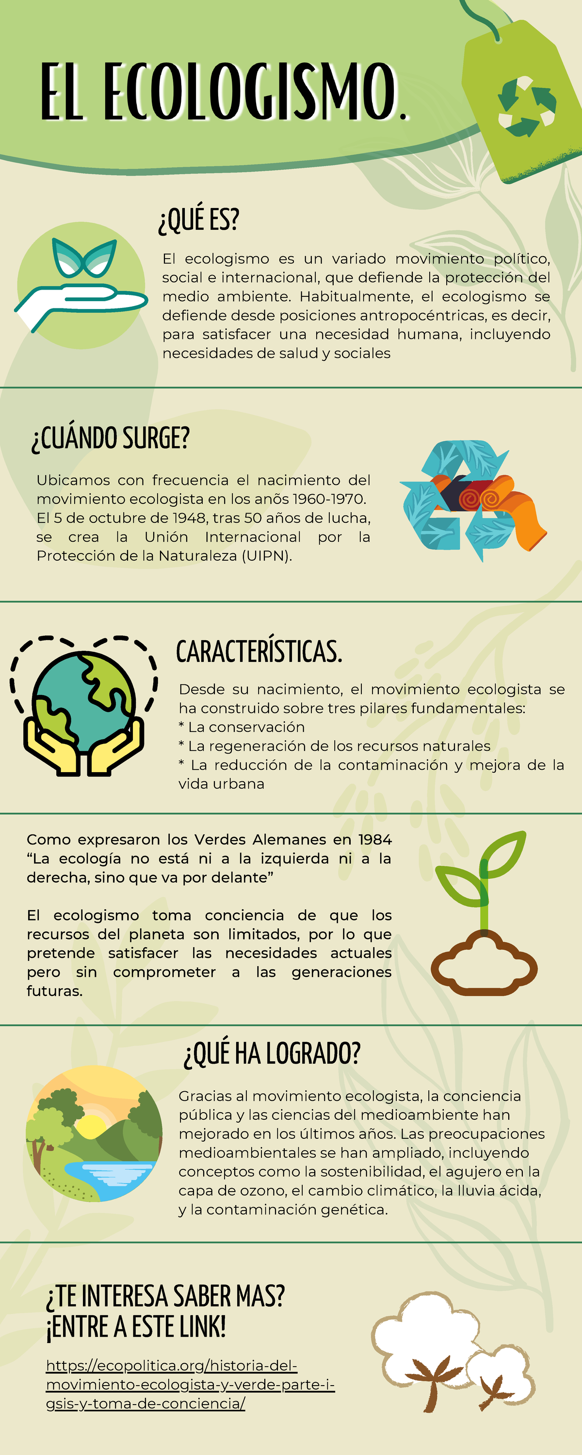 Ecologismo: Logros y Características del Movimiento - 1236i - Studocu