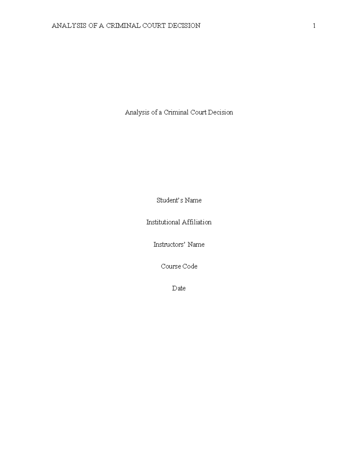 Analysis of ICC Case: Prosecutor v. Ahmad Al Faqi Al Mahdi - Studocu